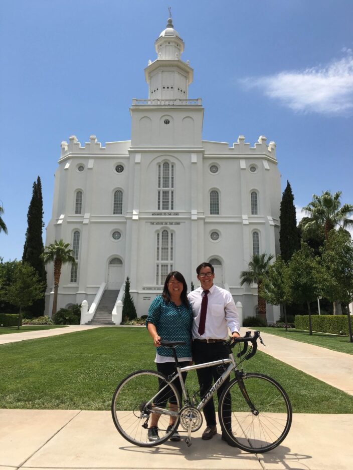 Temple to Temple: Dalin Earls finishes bike pilgrimage to all LDS ...